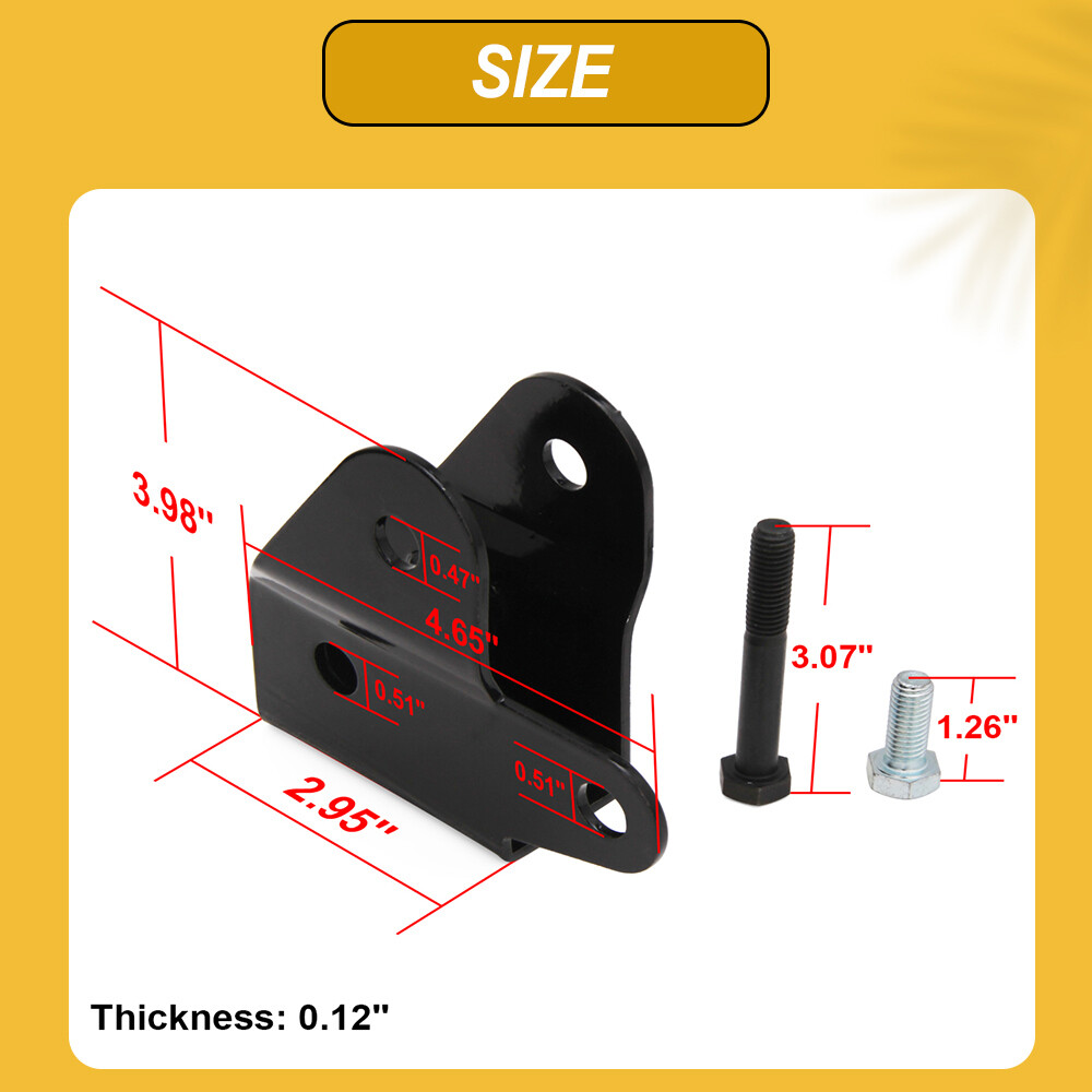 Front Track Bar Drop Bracket Fit For Jeep Wrangler TJ/Cherokee XJ 2-4 ...