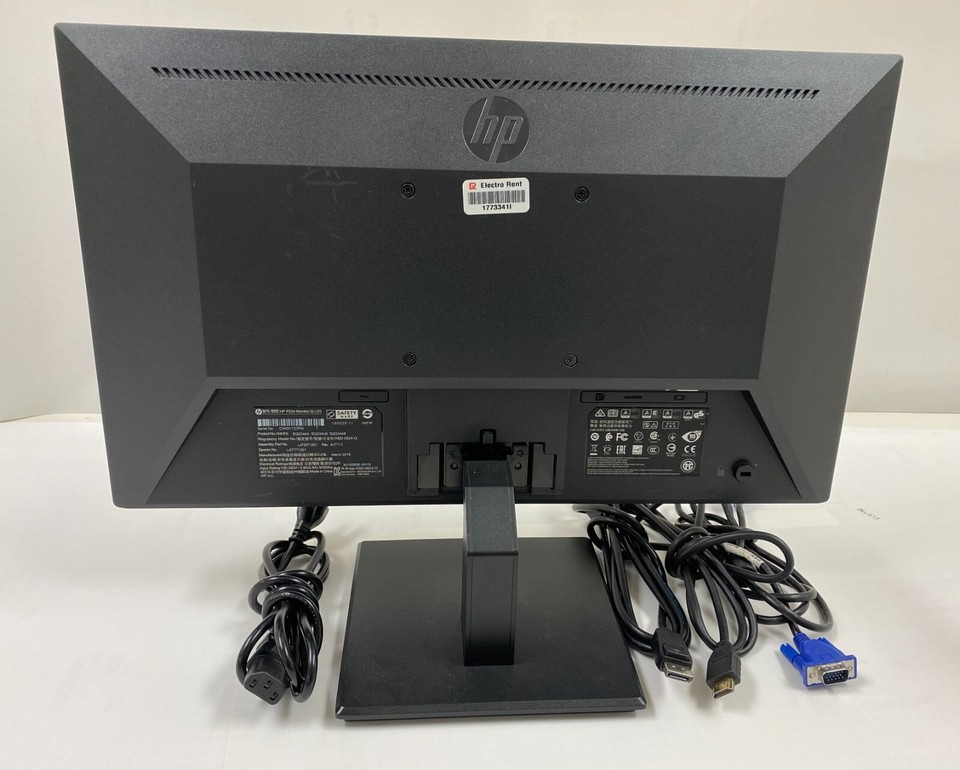 HP P224 21.5 Inch Full HD LED LCD Monitor HDMI DisplayPort 1920 x 1080 ...