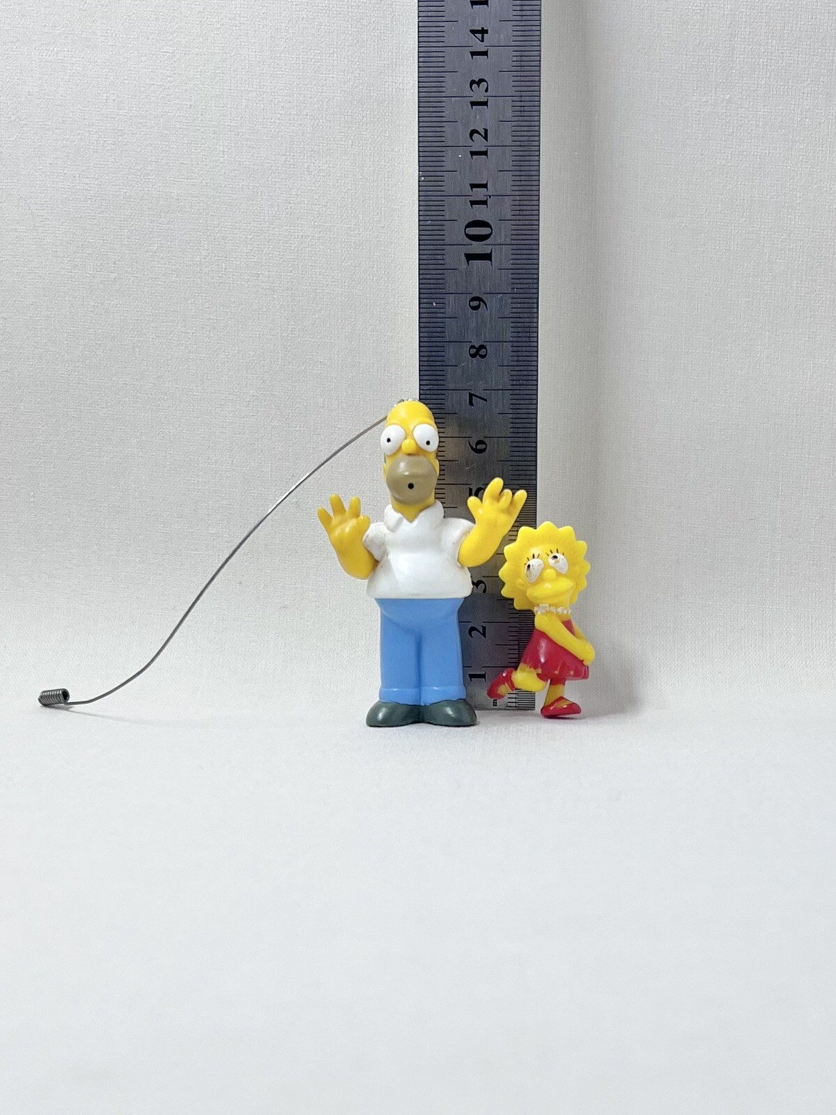 Homer Simpson 1997 Figure Wire Loop Lisa Simpson Figure The Simpsons ...