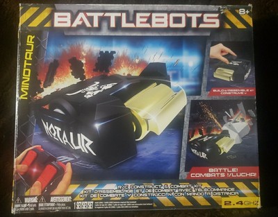 TECH 4 KIDS BATTLEBOTS R/C CONSTRUCT & COMBAT KIT, MINOTAUR REMOTE ...