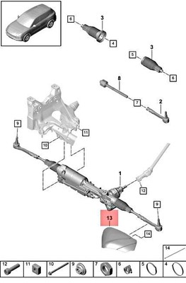 Genuine PORSCHE Cayenne 9YA Air Guide Channel Right 9Y0615448B | eBay