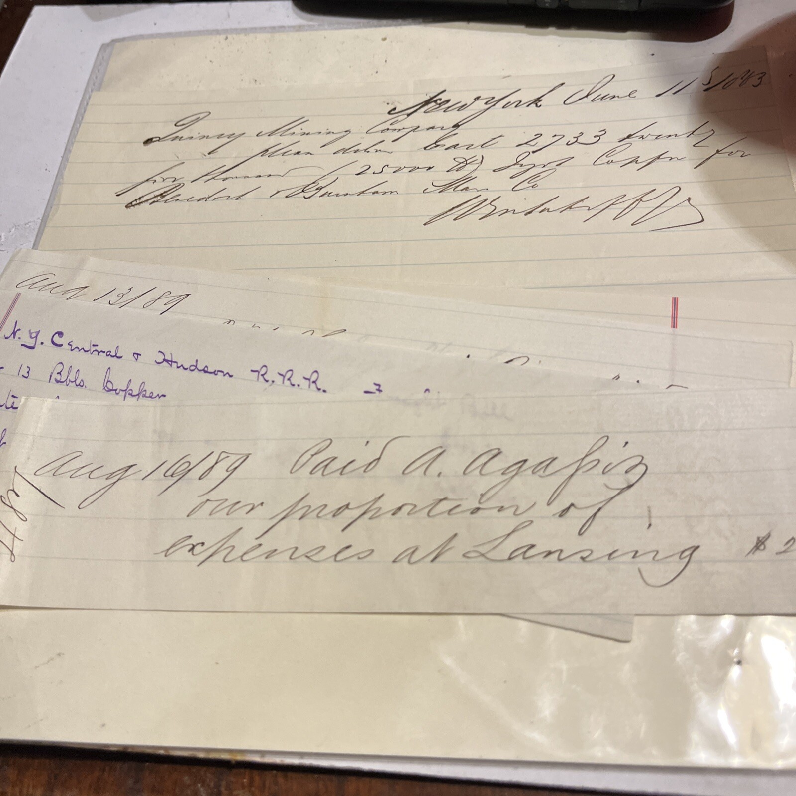 is Lot of Quincy Copper Mine Papers Hancock Michigan | eBay