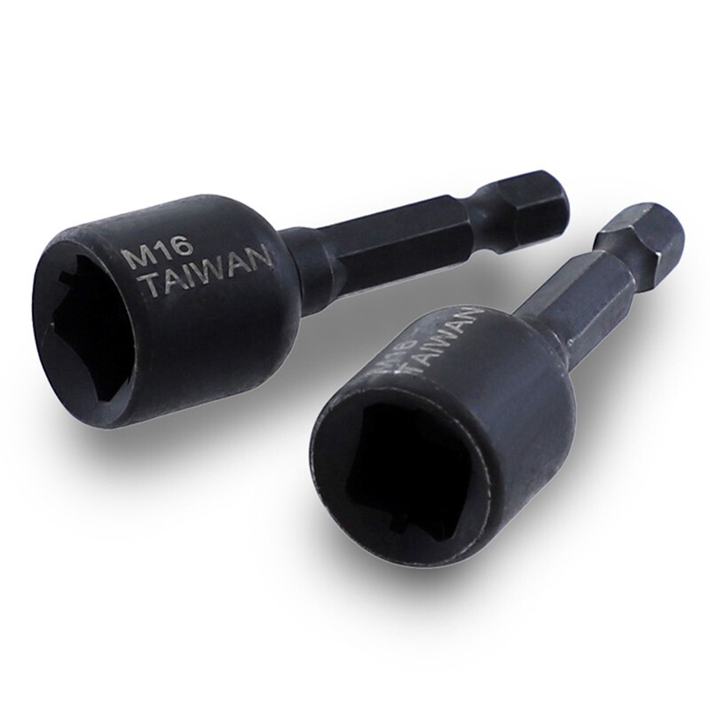 1/4 Hex Shank Thread Tap Socket Adapter - HSS Straight Fluted Screw ...