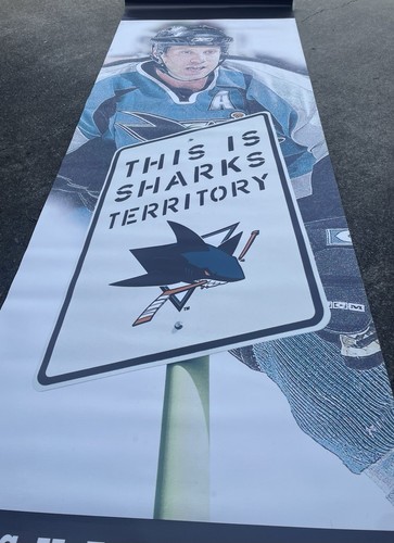 Joe Thornton Street Banner - San Jose Sharks Vinyl Sign Double Sided | eBay