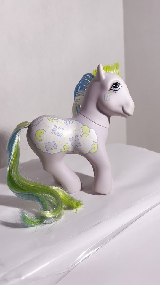 Vintage My Little Pony G1 MLP Twice As Fancy Slumber Party PILLOW TALK ...