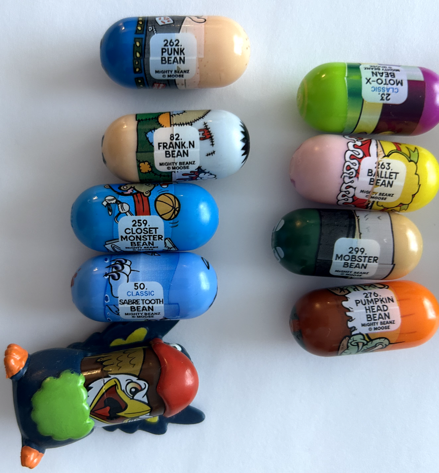 Mighty Beanz Mixed Lot24Figures Special Edition Classic Bodz Moose ...