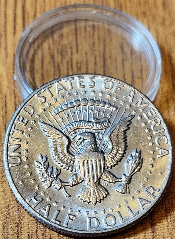 1984-D Kennedy Half Dollar / Filled Mint Mark Error. Rare Find. Ships ...