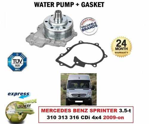 WATER PUMP for MERCEDES BENZ SPRINTER 3.5-t 310 313 316 CDi 2009-on ...