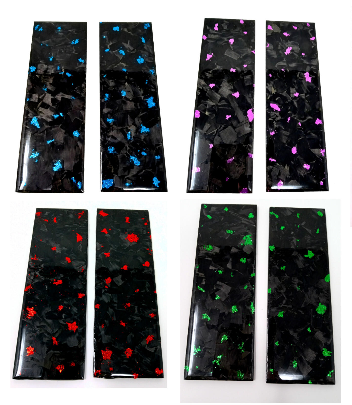 2 Pcs Carbon Fiber Composite Knife Handle Material Scales Blank | eBay