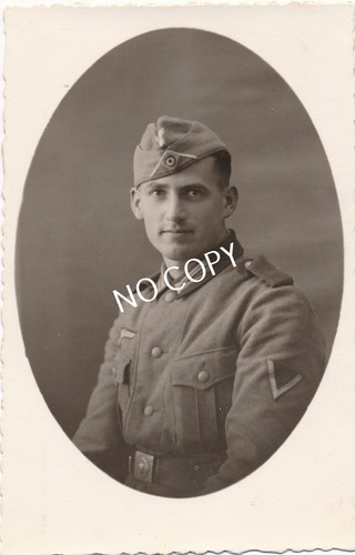 Photo Wk II German Armed Forces Portrait Soldier IN Uniform Army E1.5 ...
