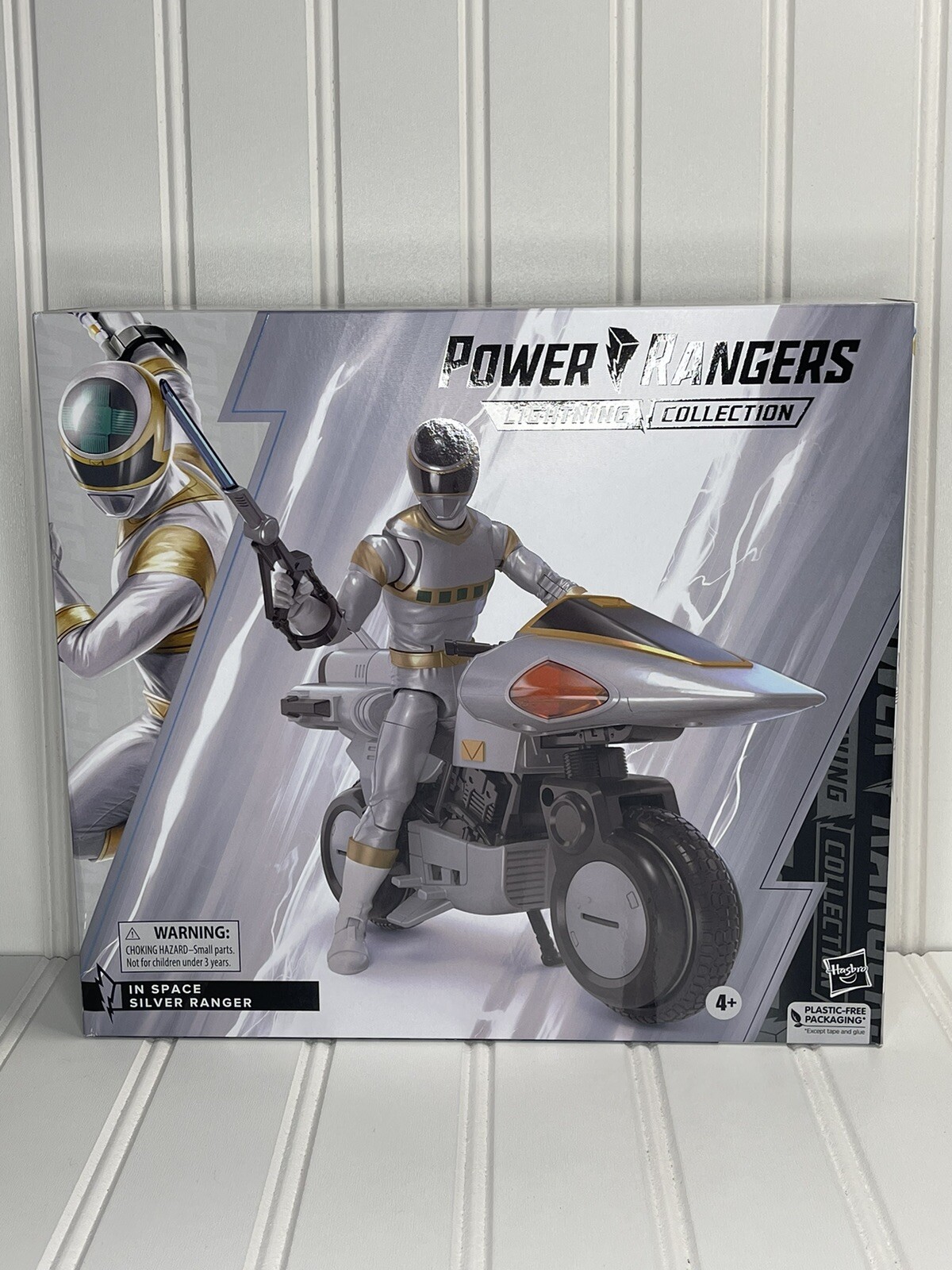 Power Rangers Lightning Collection in Space Silver Ranger Figure Deluxe ...
