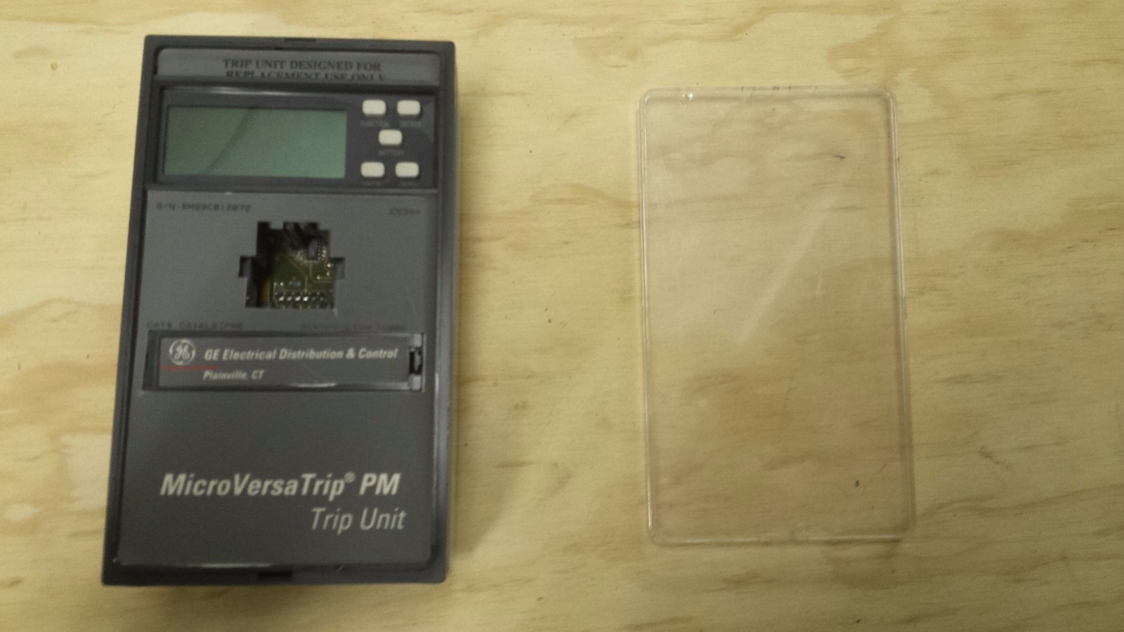 GE Micro Versa Trip PM Trip unit MVT 1600A C216LSIPMR No Rating Plug ...