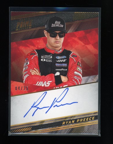 2023 Panini Prime Racing Signatures RYAN PREECE AUTO SP /25 Stewart ...