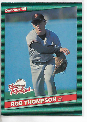 1986 Donruss: The Rookies Rob Thompson Card #39 | eBay