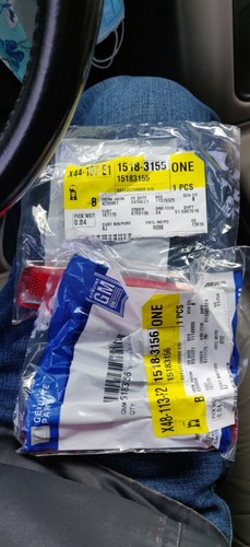 Genuine GM 15183155 Reflector Light Cover Rear Left Driver Side Back ...