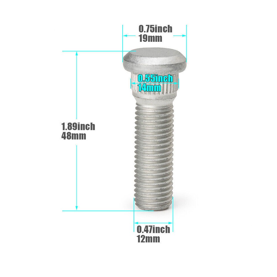 2pcs Fit for TOYOTA TACOMA TUNDRA LEXUS WHEEL LUG STUD HUB BOLT 90942 ...