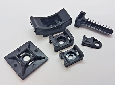 Cable Tie Base Self Adhesive Eyelet Screw Mount Saddle Cradle Masonary ...