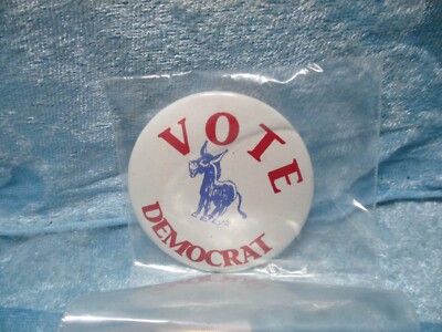 Vote Democrat Campaign Button | eBay