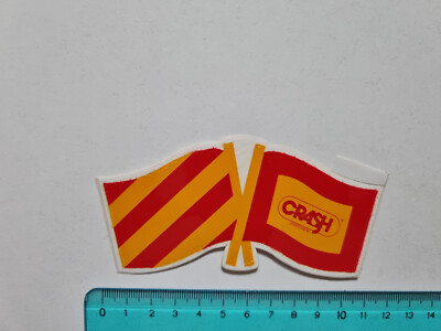 ADESIVO CRASH SPORTSWEAR STICKER AUTOCOLLANT VINTAGE 80s ORIGINAL | eBay
