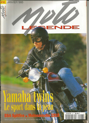 Moto Légende N°43 Yamaha twins-BSA Spitfire-Motosacoche 1918 | eBay