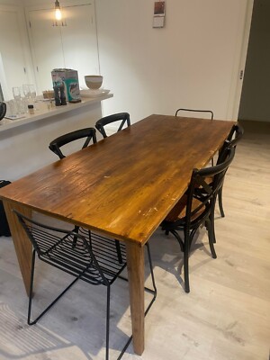 Early Settler Dining Table And Chairs | eBay