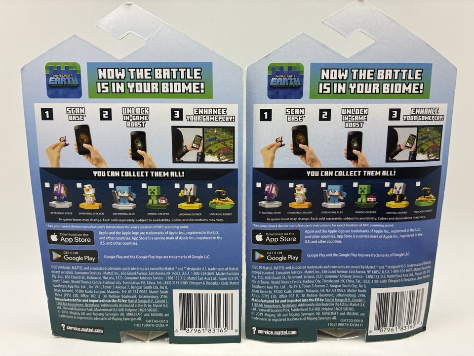 NEW Mojang Mattel Minecraft Earth Boost Mini Figures Mooshroom, Chicken ...