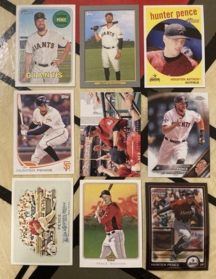 Lot Of 9 Hunter Pence Baseball Cards | eBay