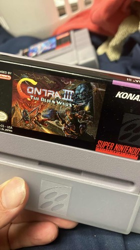 Contra III 3: The Alien Wars Super Nintendo SNES Authentic Cartridge | eBay