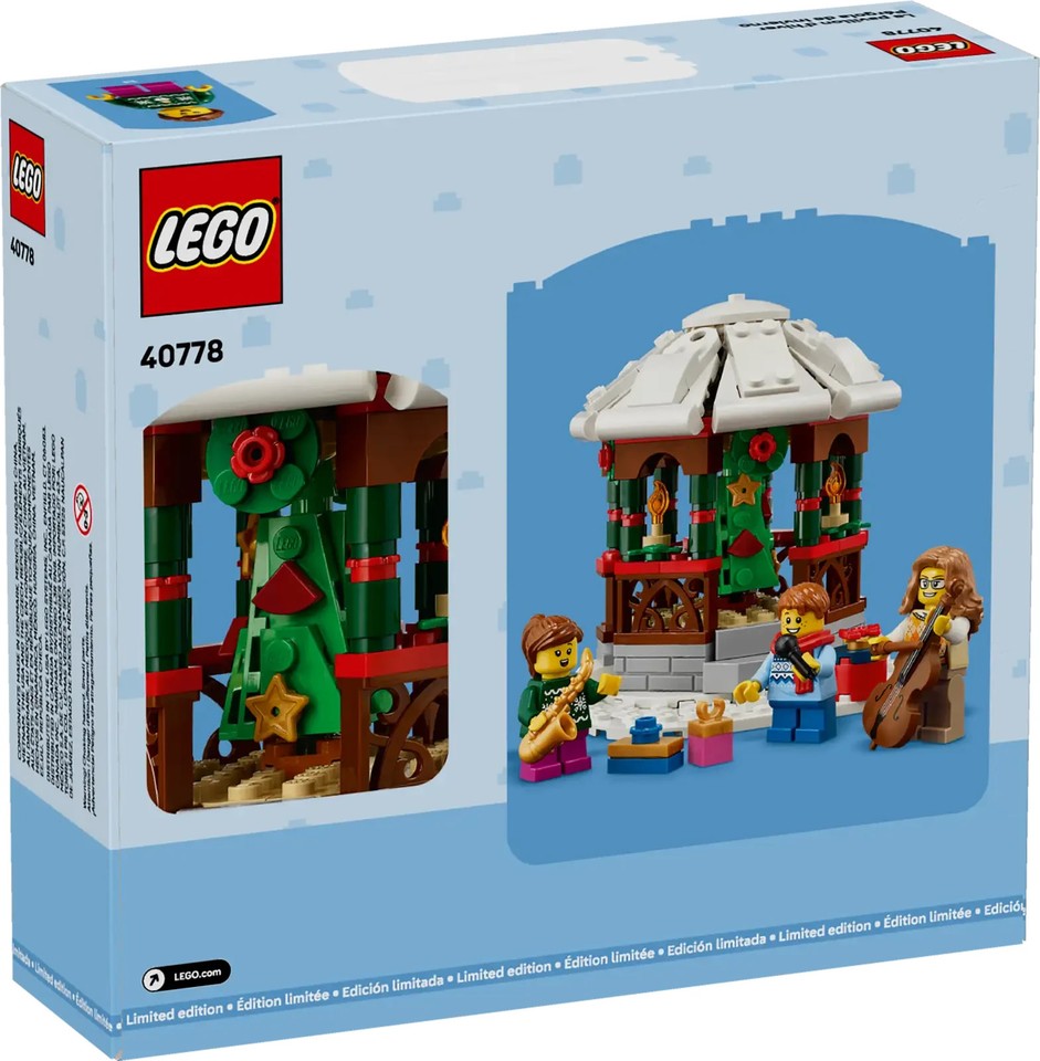 Lego 40778 Winter Gazebo GWP Set Christmas Present - NEW, SEALED ...
