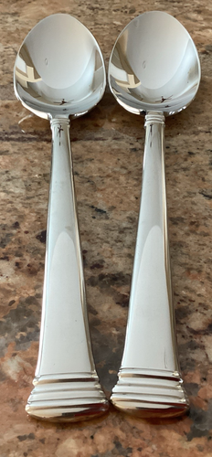 ETERNAL Lenox Stainless Set of 2 Large Soup Spoon Korea 18/8 Flatware ...