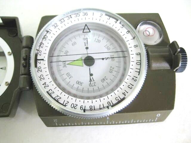 Quality Metal Marching Compass with Reading Eyepiece - Military Model ...