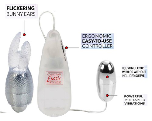 Remote Control Mini Rabbit Vibrating Clitoris Stimulator Sex Toys For ...