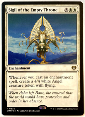 MTG Sigil of the Empty Throne Commander Masters 0836 NM Rare | eBay