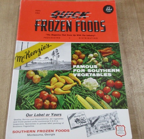 1961 September Quick Frozen Foods Book Magazine (r) | eBay
