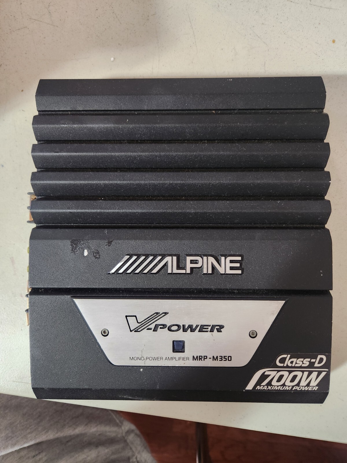 Alpine V-Power MRP-M350 Mono Amplifier 350 Watts 1 Channel Subwoofer ...