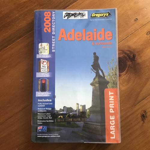 Gregorys Adelaide Street Directory 56th Edition (Paperback, 2009 ...