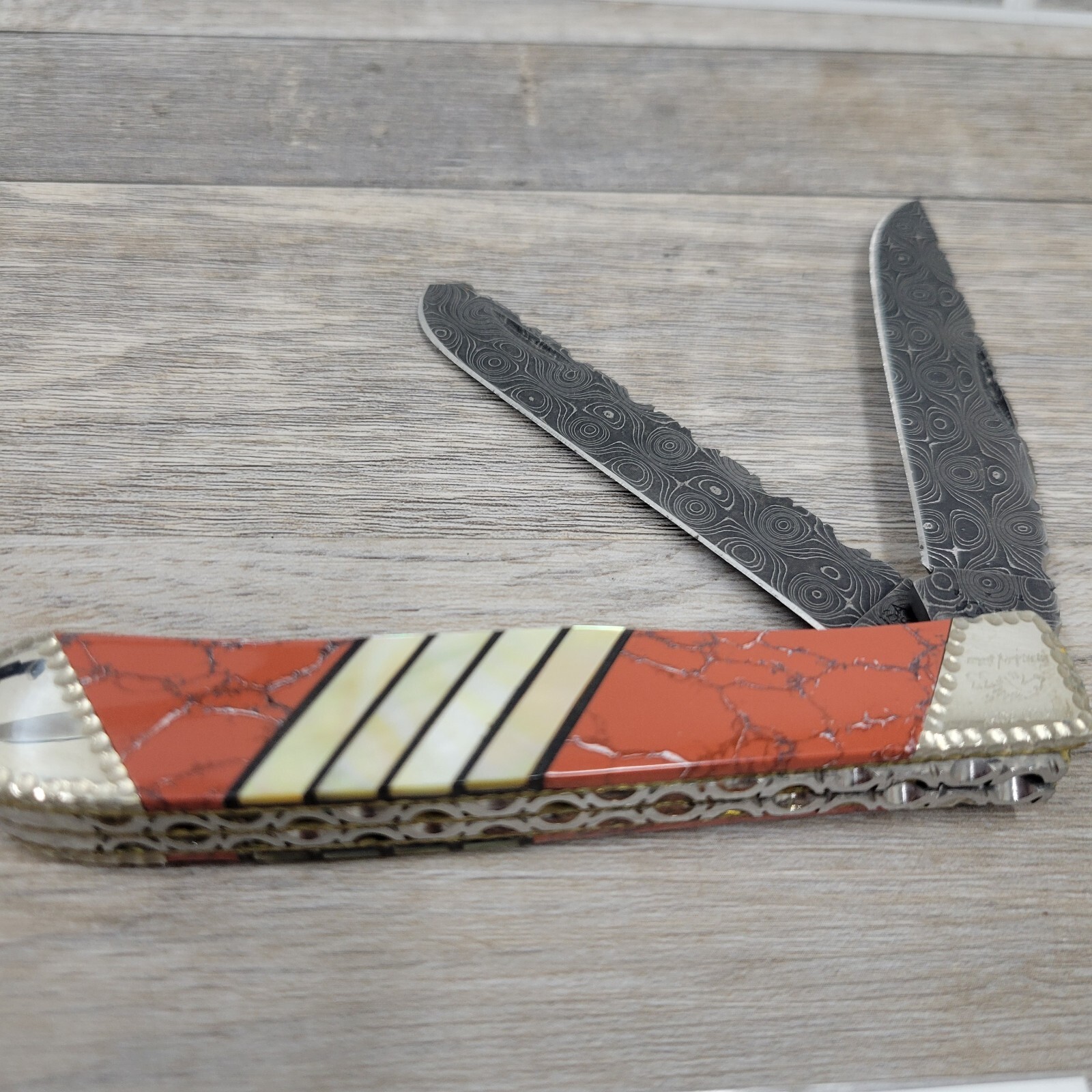 CASE XX DAMASCUS TRAPPER KNIFE BY PAINTED PONY MICHAEL PRATER RARE | eBay