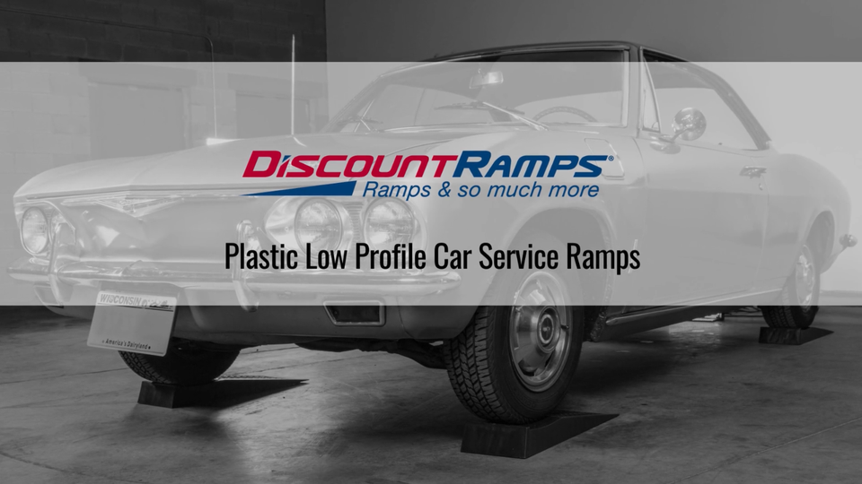 Black Widow Low Profile Plastic Car Service Ramps - 2 Pack | eBay