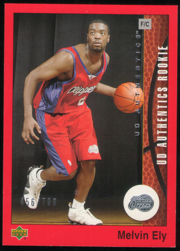 2002-03. UD Authentics Rookie #121. Melvin Ely. RC 456/799 | eBay