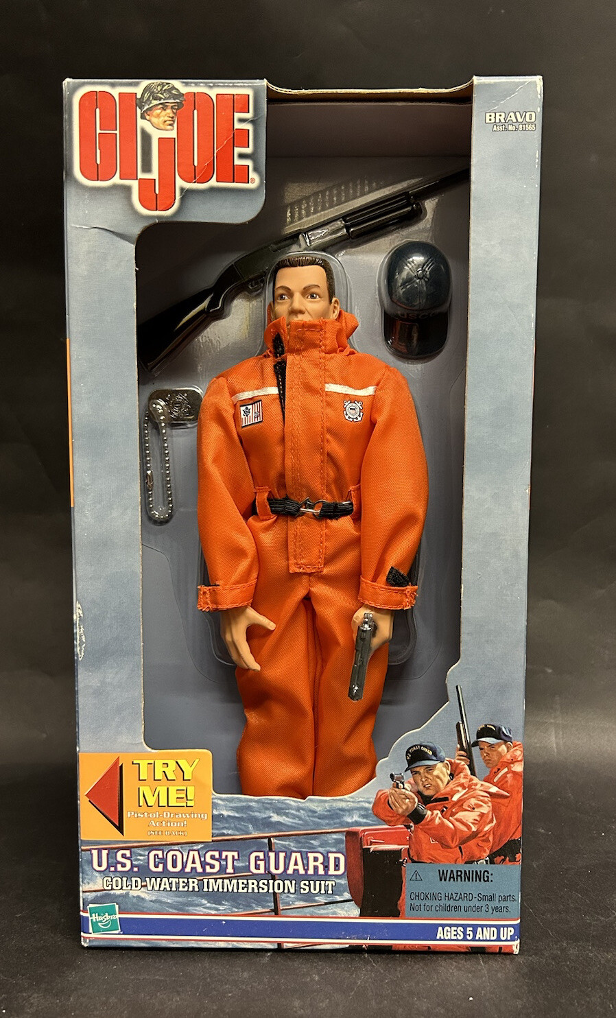 GI Joe U.S. Coast Guard Cold Water Immersion Suit with Pistol Drawing ...