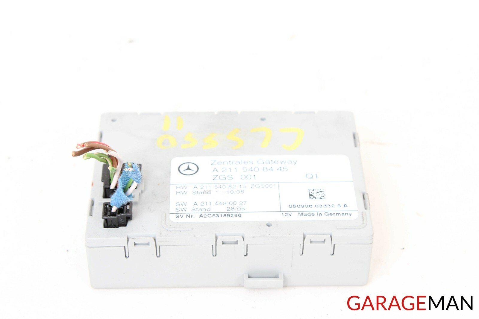 07-09 Mercedes W219 CLS550 E550 Central Gateway Control Module ...