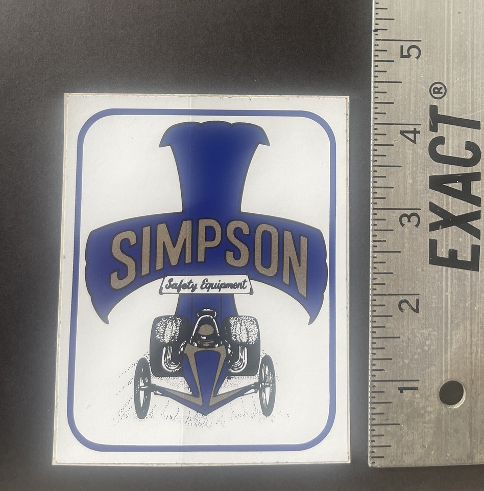 * VTG * SIMPSON Safety Equipment - decal/sticker | eBay