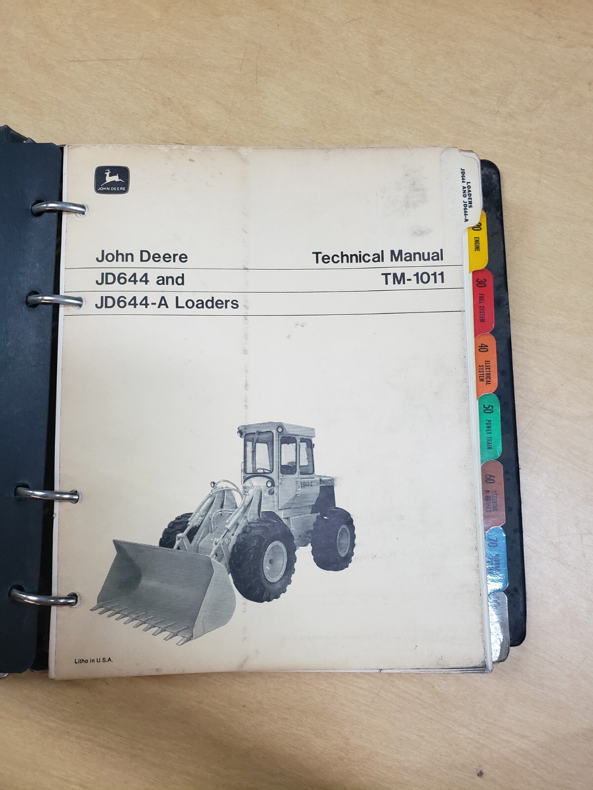 John Deere JD644 JD644-A Wheel Loader Technical Manual TM-1011 | eBay