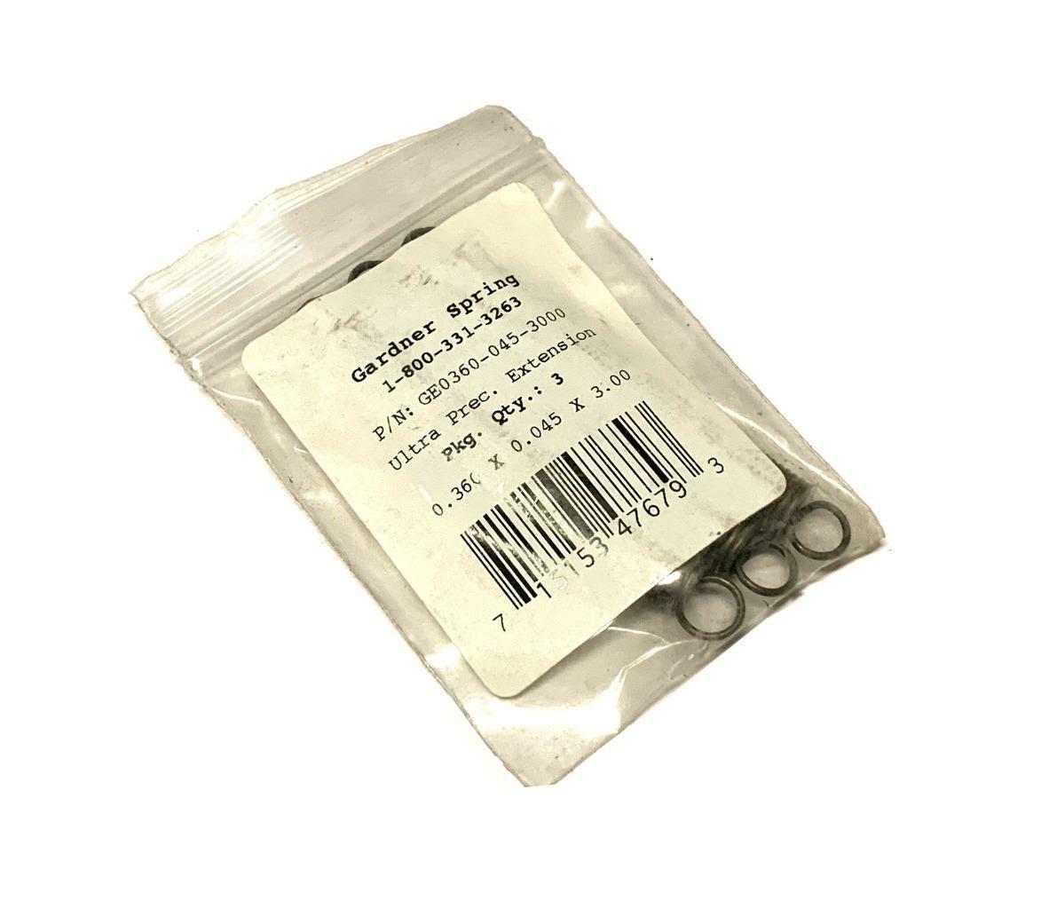 Gardner Spring GE0360-045-3000 Extension Springs 0.360 OD " L for sale ...