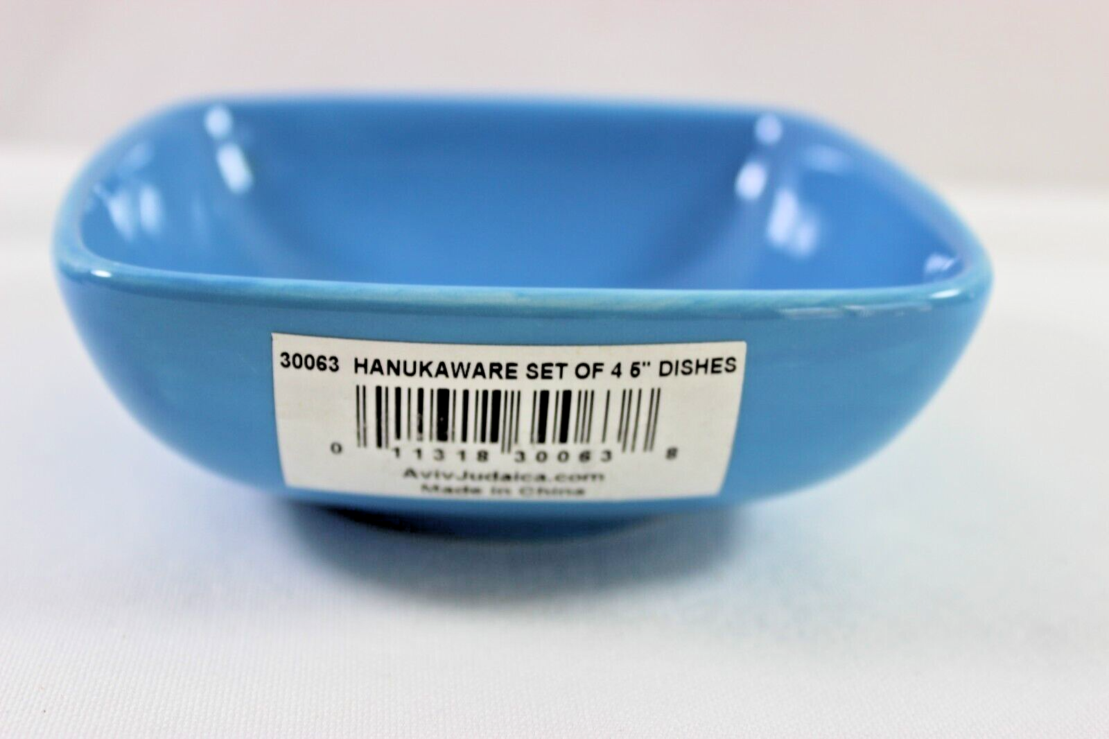 Aviv Judaica Hanukkahware Chanukah Blue Square Bowls Set of 4 | eBay