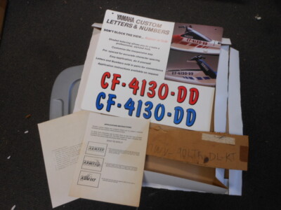 NOS Yamaha OEM WaveRunner Registration Letters Numbers Dealer Display ...