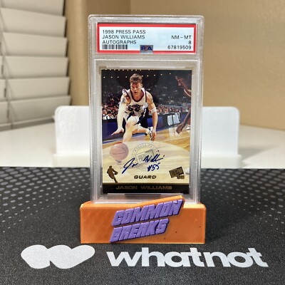 1998 Press Pass Autographs Jason Williams Autograph PSA 8 NMT-MT | eBay