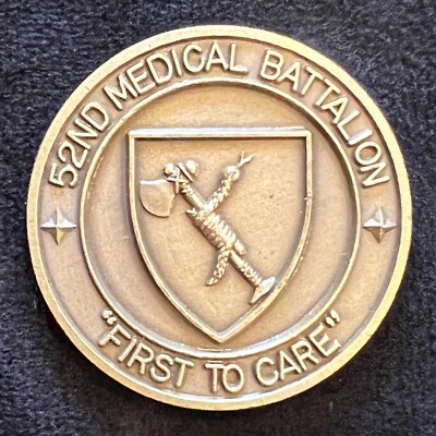 52nd Medical Battalion Medical Evacuation Challenge Coin | eBay