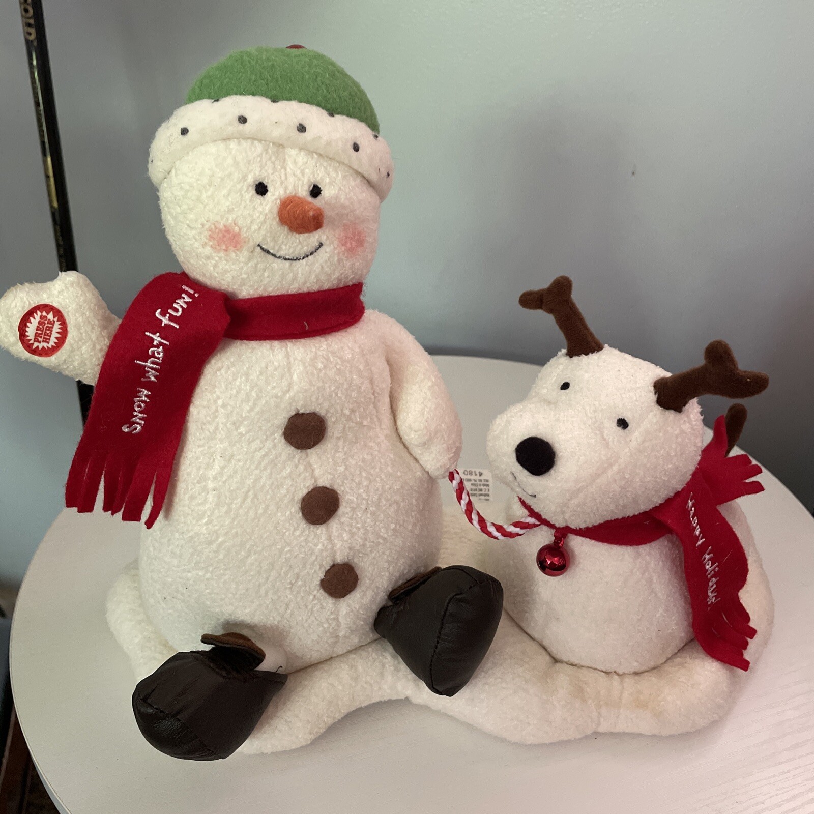 hallmark singing snowman collection lot of 3 working Holiday decor | eBay