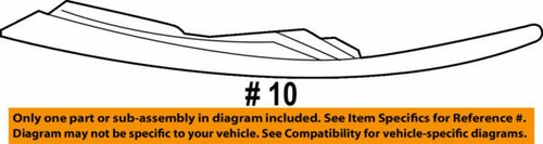 53181-12060 Toyota Cover, headlamp, rh 5318112060, New Genuine OEM Part ...